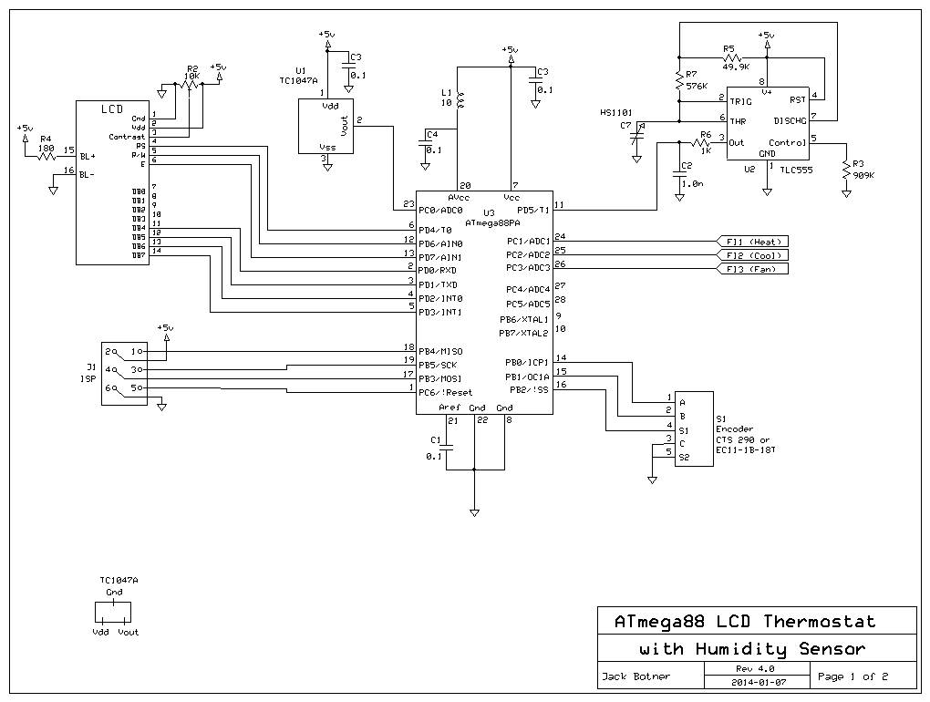 AVR Thermostat Ver. 2